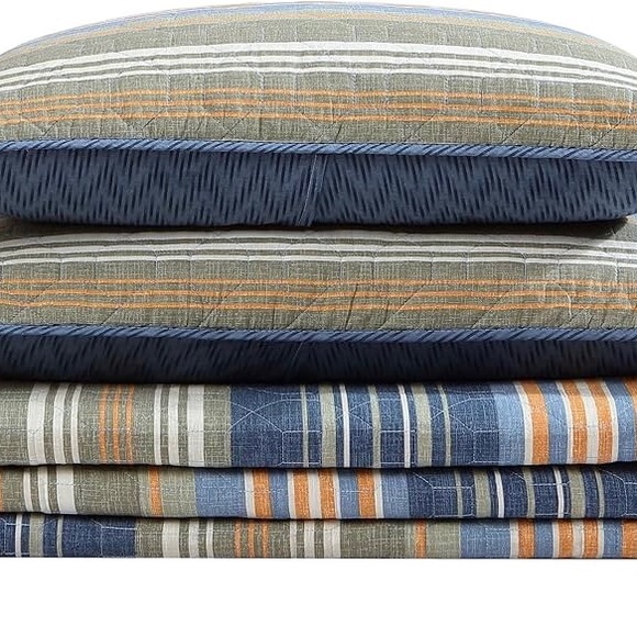 Eddie Bauer | Bedding | Eddie Bauer Yakima Valley Strip Persimmon ...